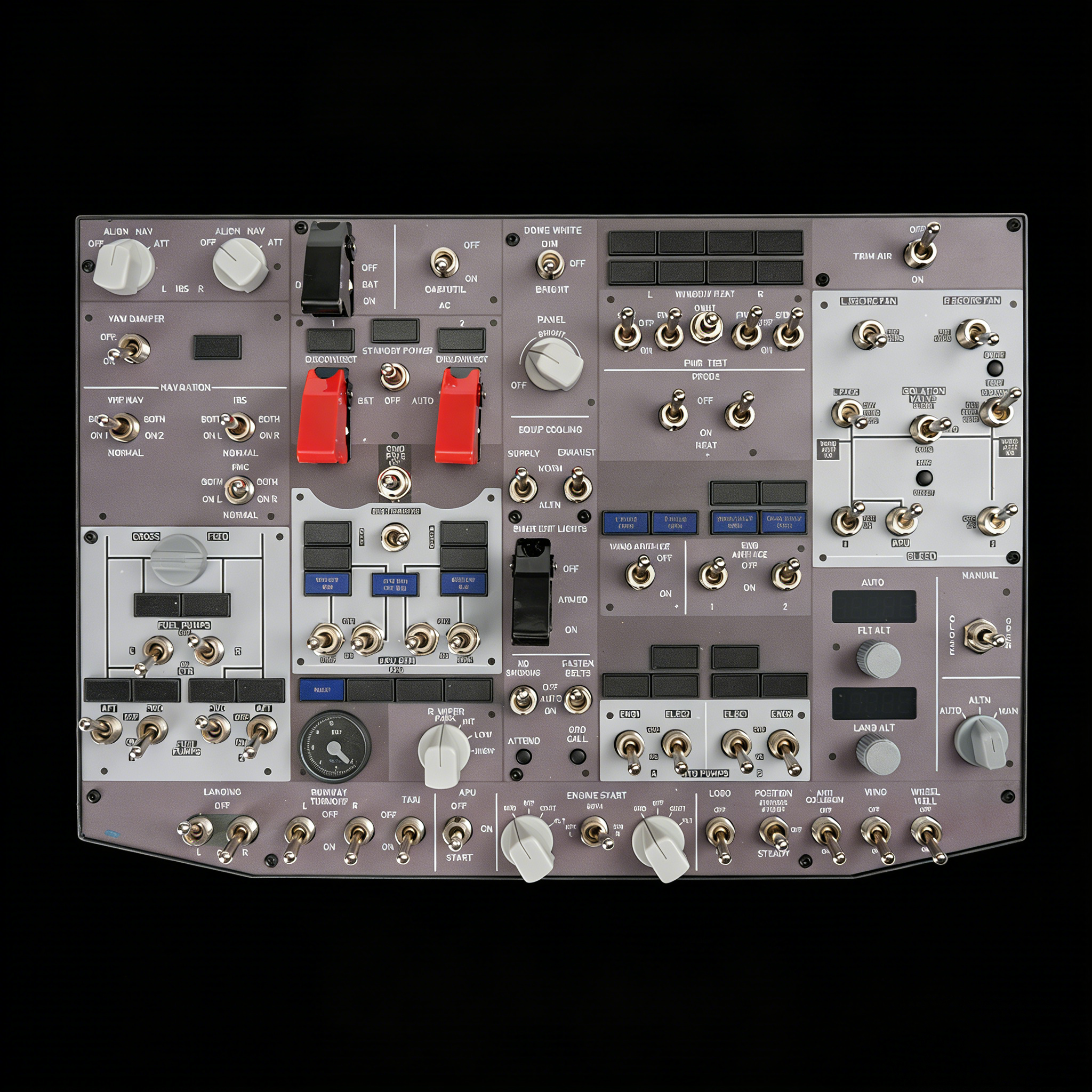 Rowsfire B107 B737 Overhead Panel-Presale | Rowsfire