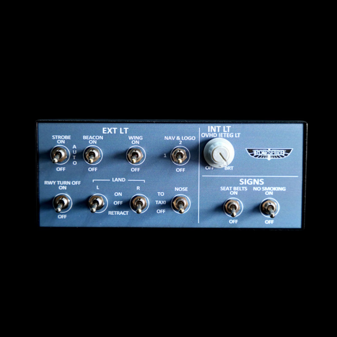 Rowsfire A101 A320 mini Light Overhead Panel (OVH) | Rowsfire