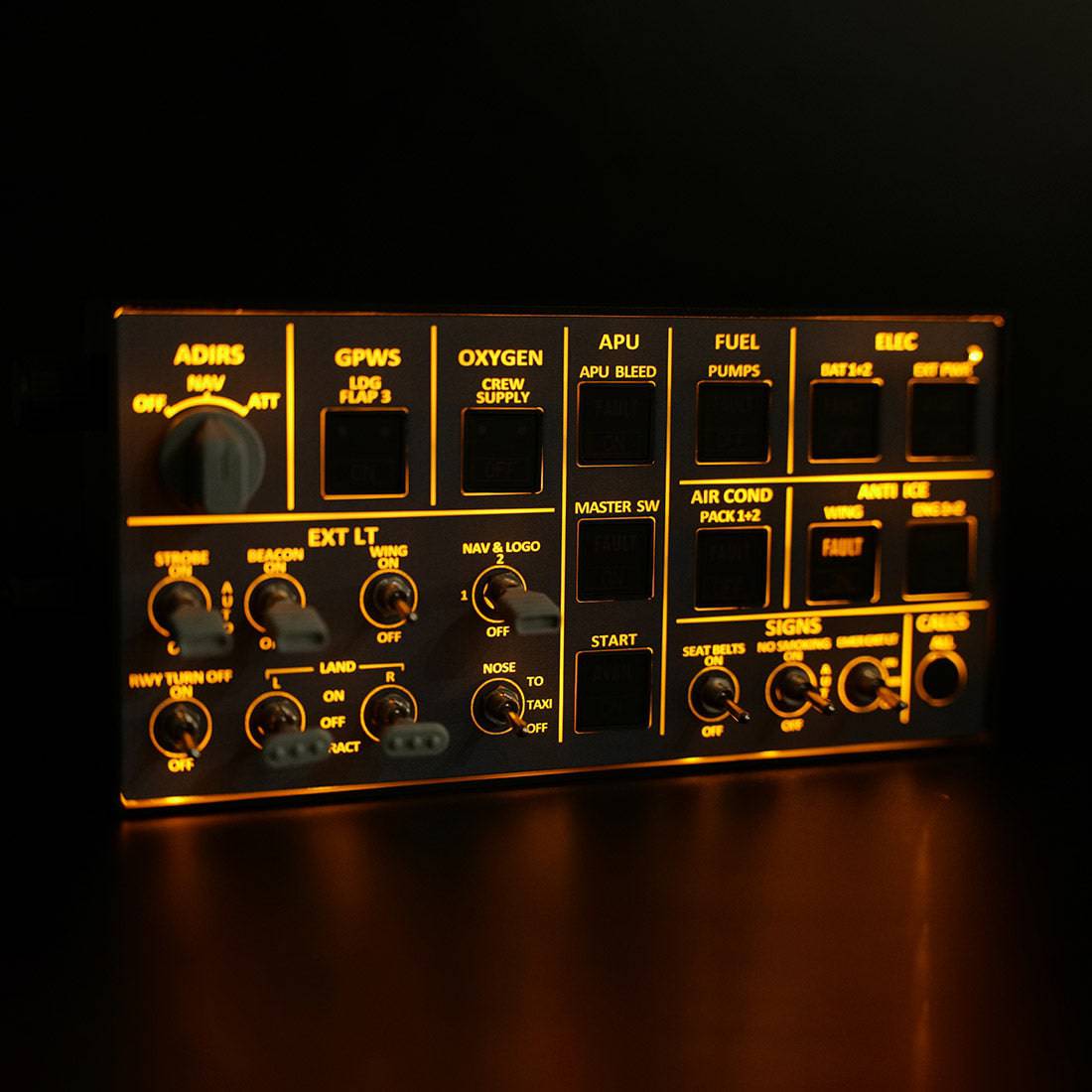 Rowsfire A106 pro A320 pro Light Overhead Panel (OVH)-V2.0 | Rowsfire